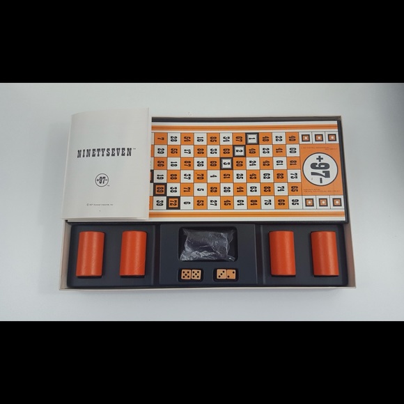 Toys | Ninetyseven 97 Numbers Game 1971 Vintage Board Dice Gameby ...